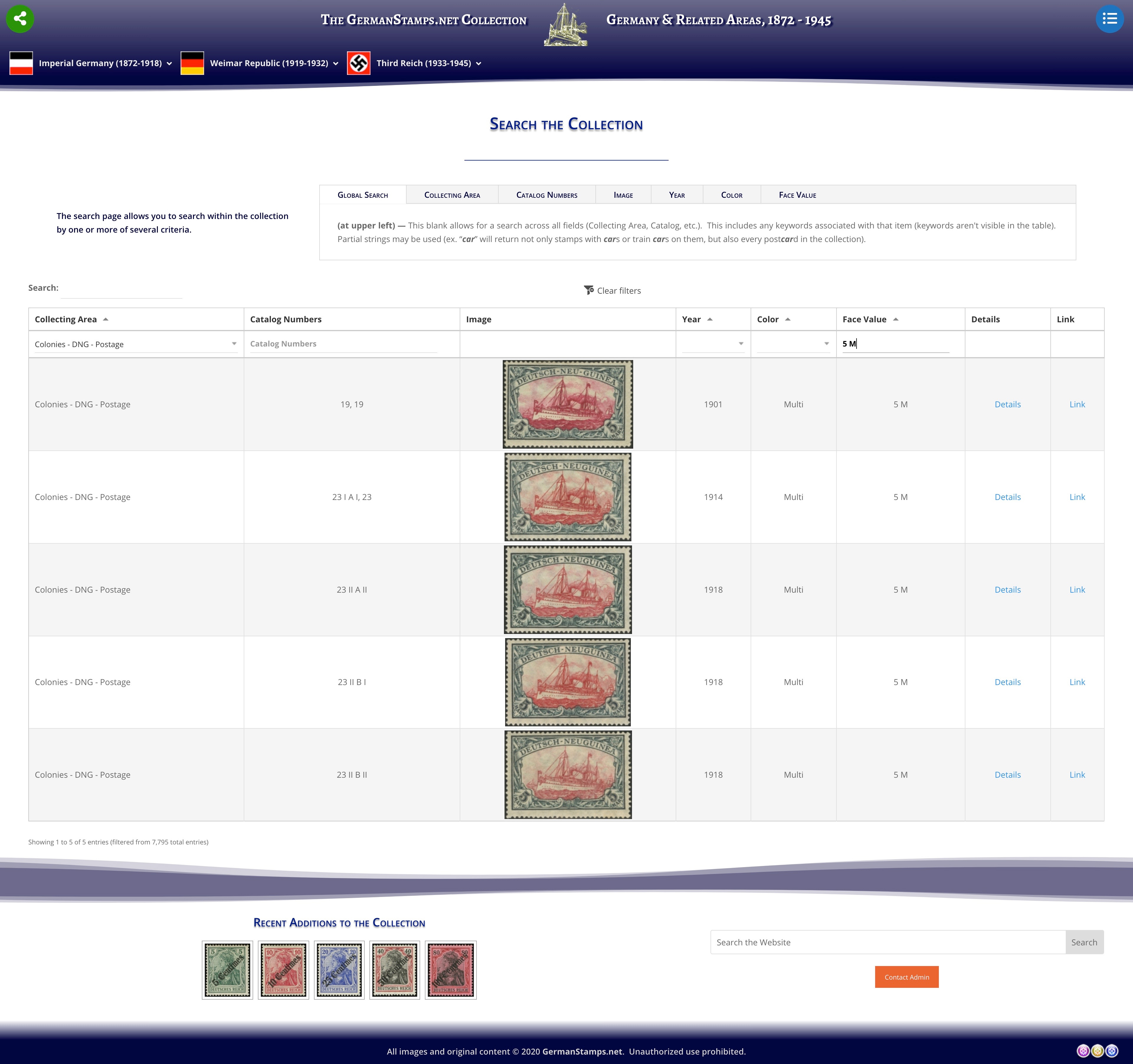 Online Website Showcasing Your Collection? - Stamp Community Forum