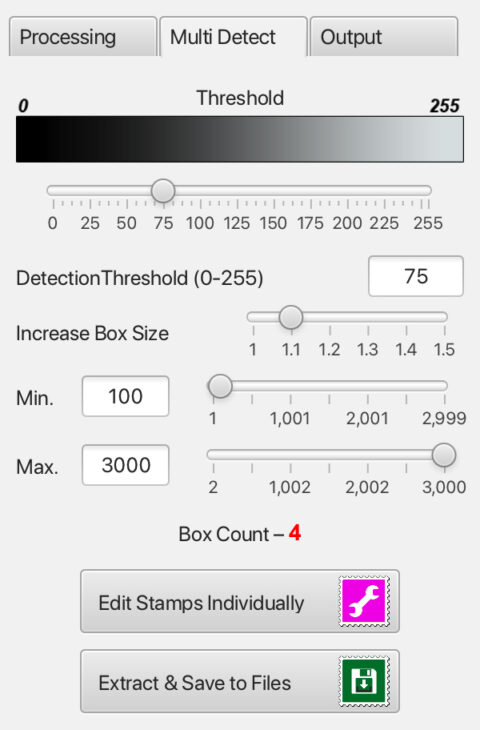 PMGS StampFix v2 Instructions – Multi Detect Tab | GermanStamps.net
