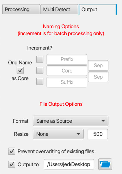 PMGS StampFix v2 Instructions – Output Tab | GermanStamps.net